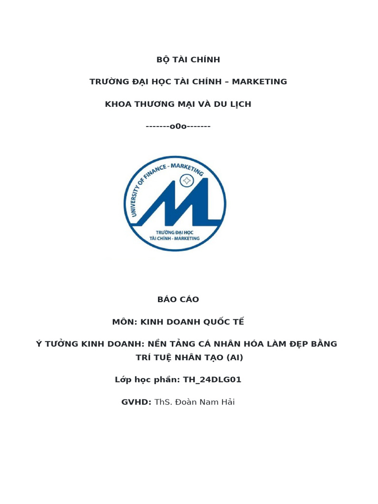 Ct3 - nền Tảng Cá Nhân Hóa Làm Đẹp Bằng Trí Tuệ Nhân Tạo (Ai) | PDF