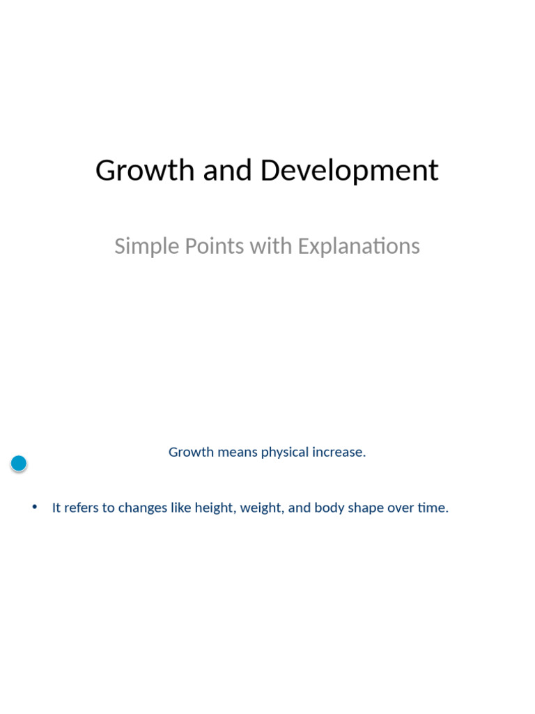 Growth and Development Styled PPT | PDF | Adolescence | Mind