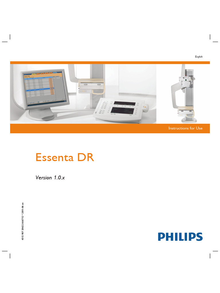 4512-987-20622aa - OM Essenta DR v1.0.x EN | PDF | Radiography ...