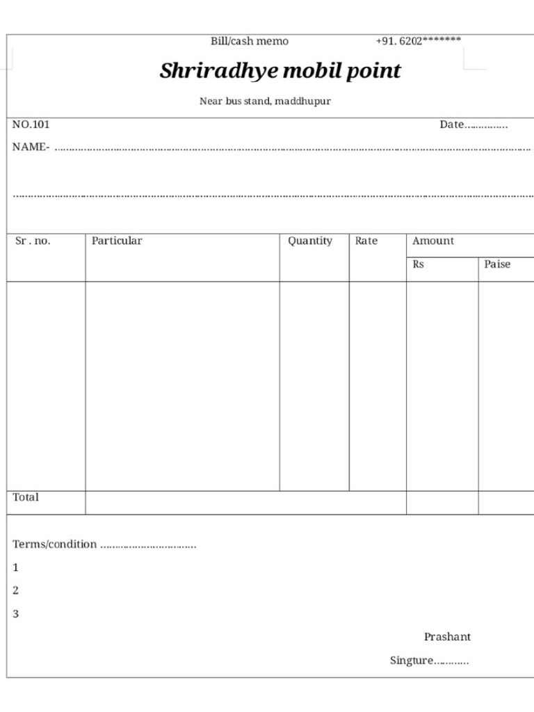 Computer Bill | PDF