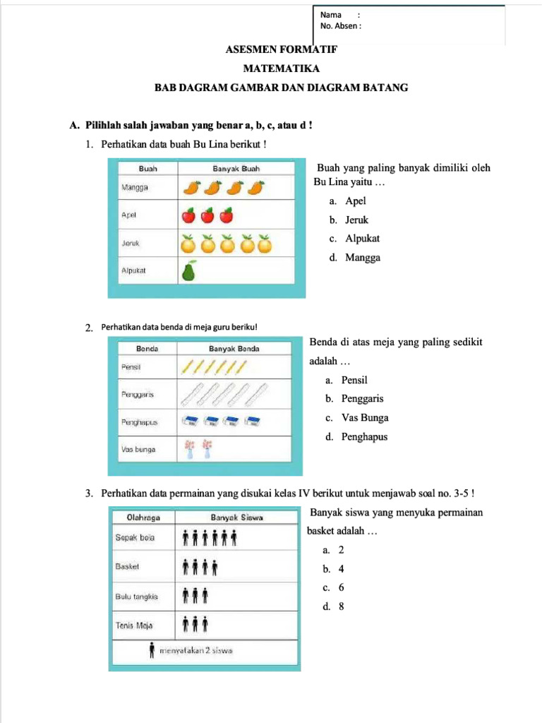 Diagram Gambar Dan Batang | PDF