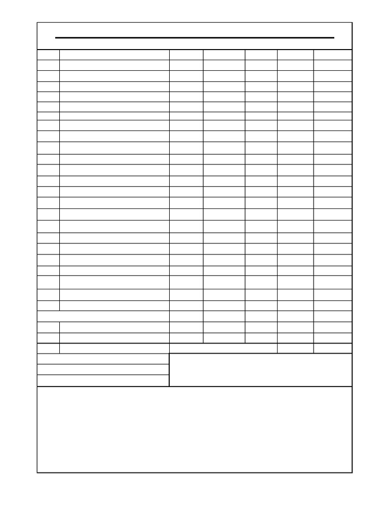 Public Area Attendant Checklist | PDF