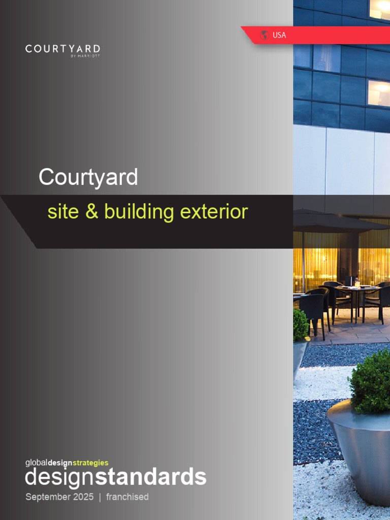 Courtyard USA Site & Building Standards | PDF | Traffic | Stormwater
