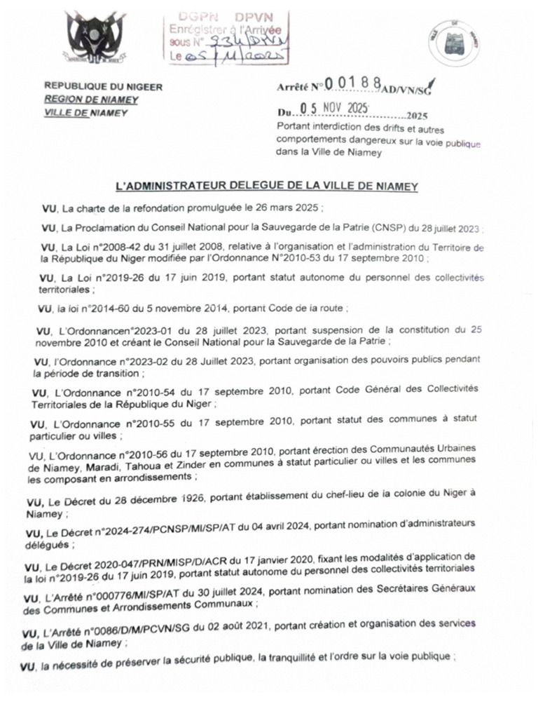 Drift - Ban - Niger 05 11 2025 17 06 | PDF