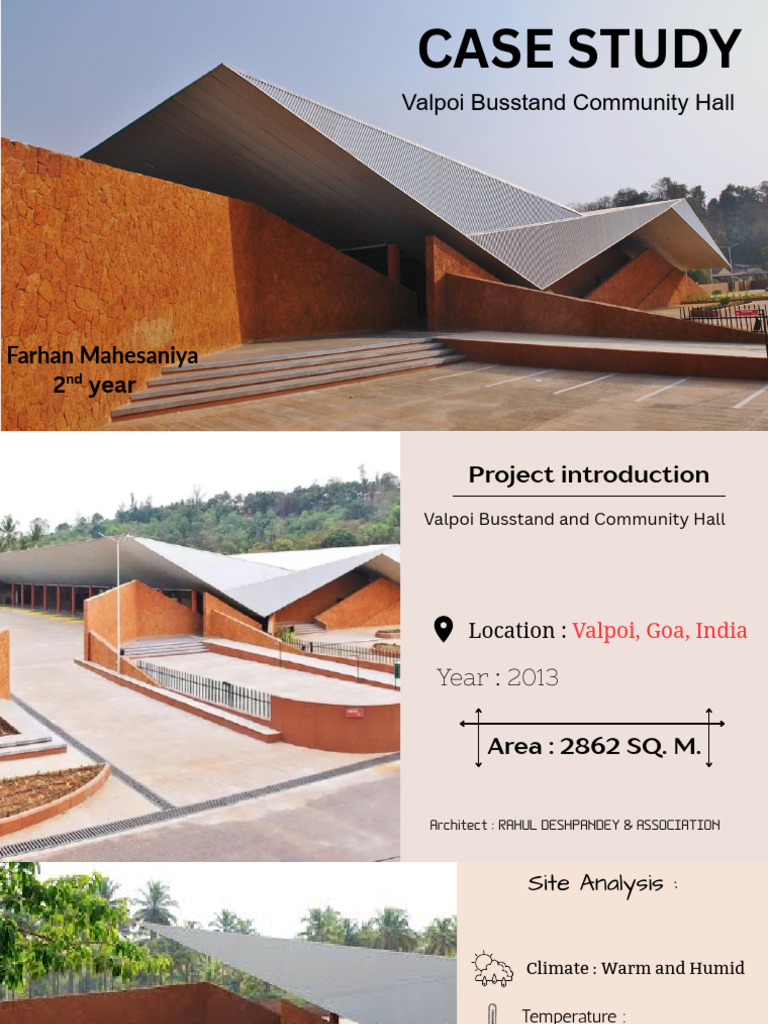 Valpoi Community Hall Case Study | PDF