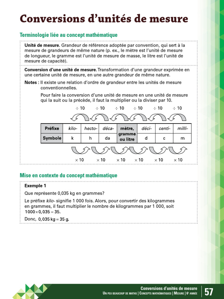 Guide des conversions d'unités de mesure | PDF | Kilogramme | Quantité