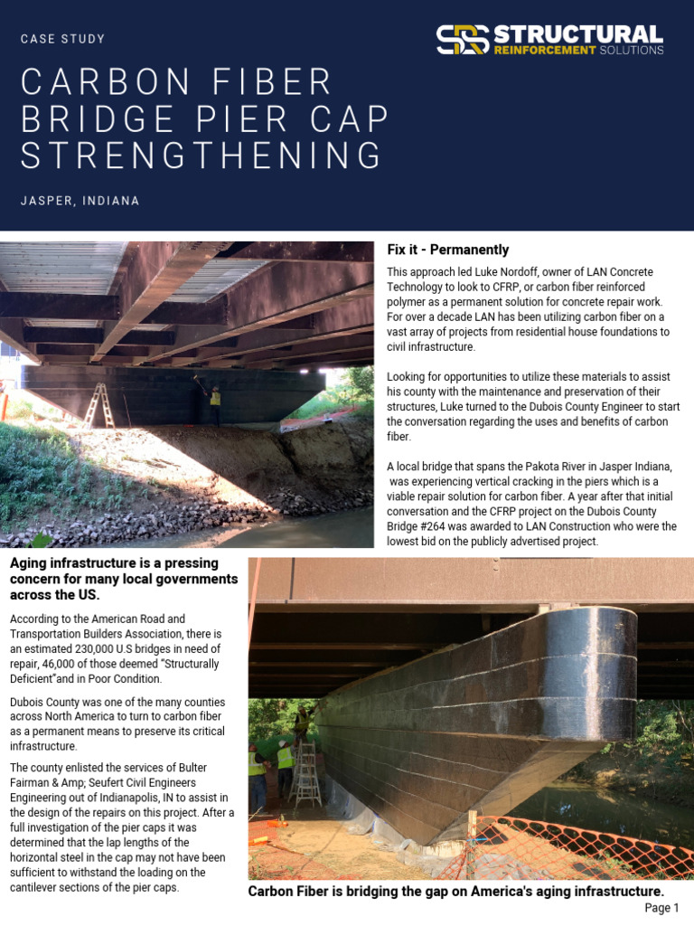 Carbon Fiber Bridge Repair Case Study | PDF | Secondary Sector Of The ...