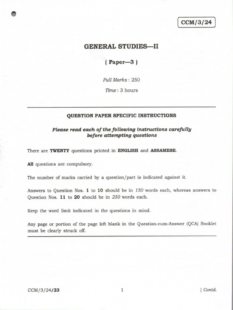 Gs-Ii 2024 | PDF