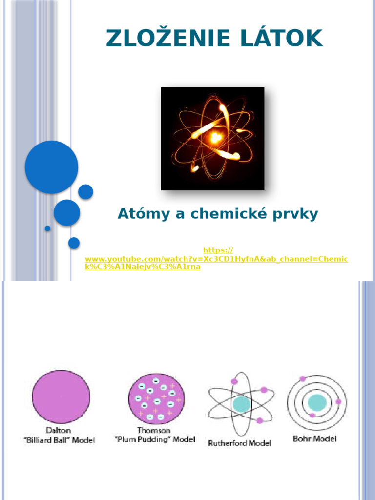 1. Atómy a Chemické Prvky | PDF