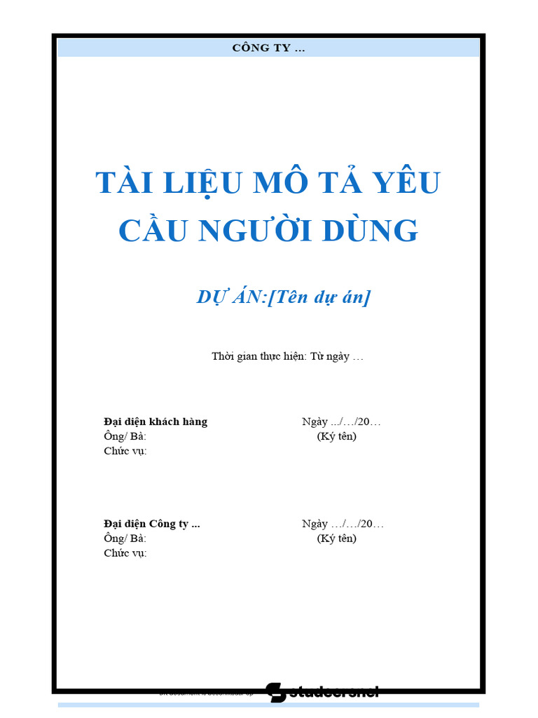 BRD Khong Trang Dau | PDF
