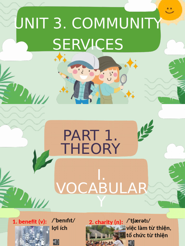 Unit 3. Community Services | PDF | Volunteering