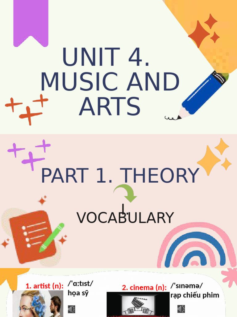Unit 4. Music and Arts | PDF