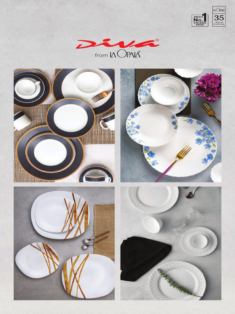 Premium Diva Opal Glassware Collection | PDF | Tableware