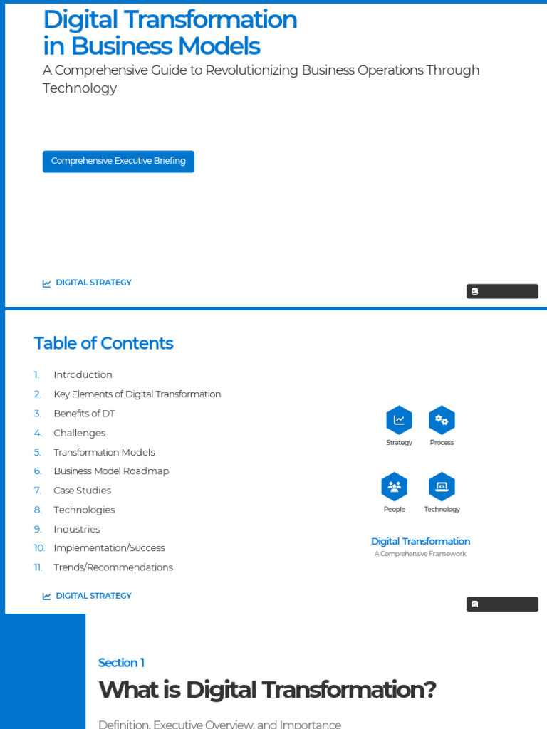 Digital Transformation in Business Models | PDF | Cloud Computing ...