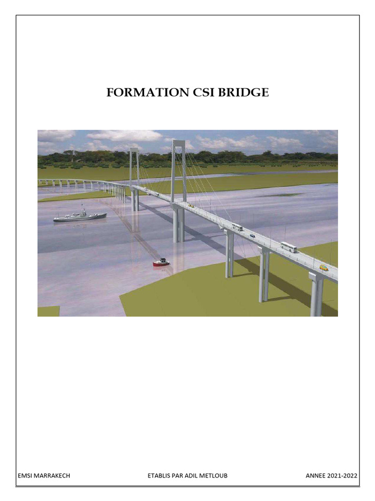 Guide de Modélisation de Ponts avec CSi Bridge | PDF | Pont ...