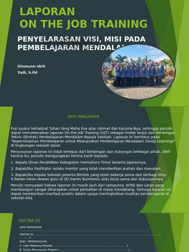 Laporan Ojt - PPT | PDF
