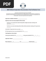 2027 Monthly Fieldwork Verification Form | PDF