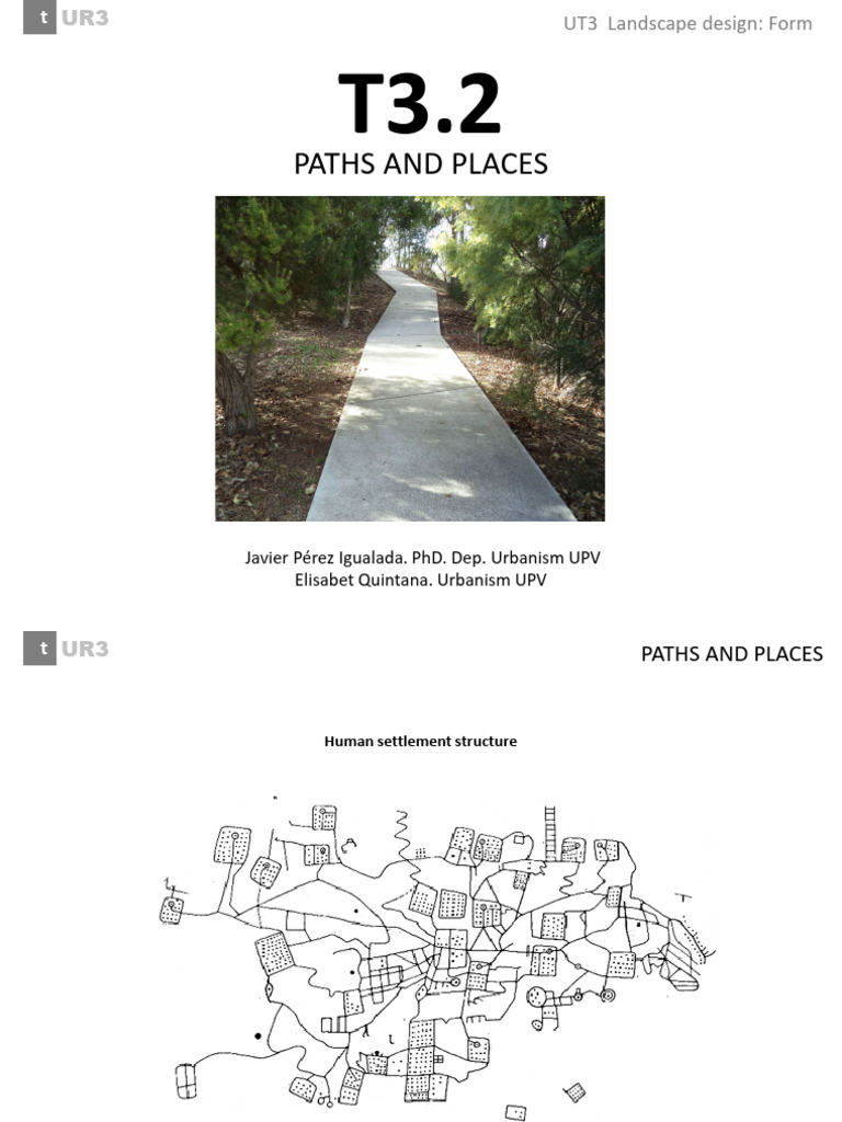 T 3.2 Paths and Places | PDF | Environmental Design
