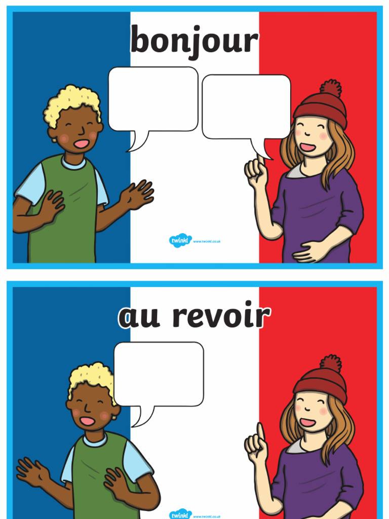 French Classroom Commands Posters | PDF