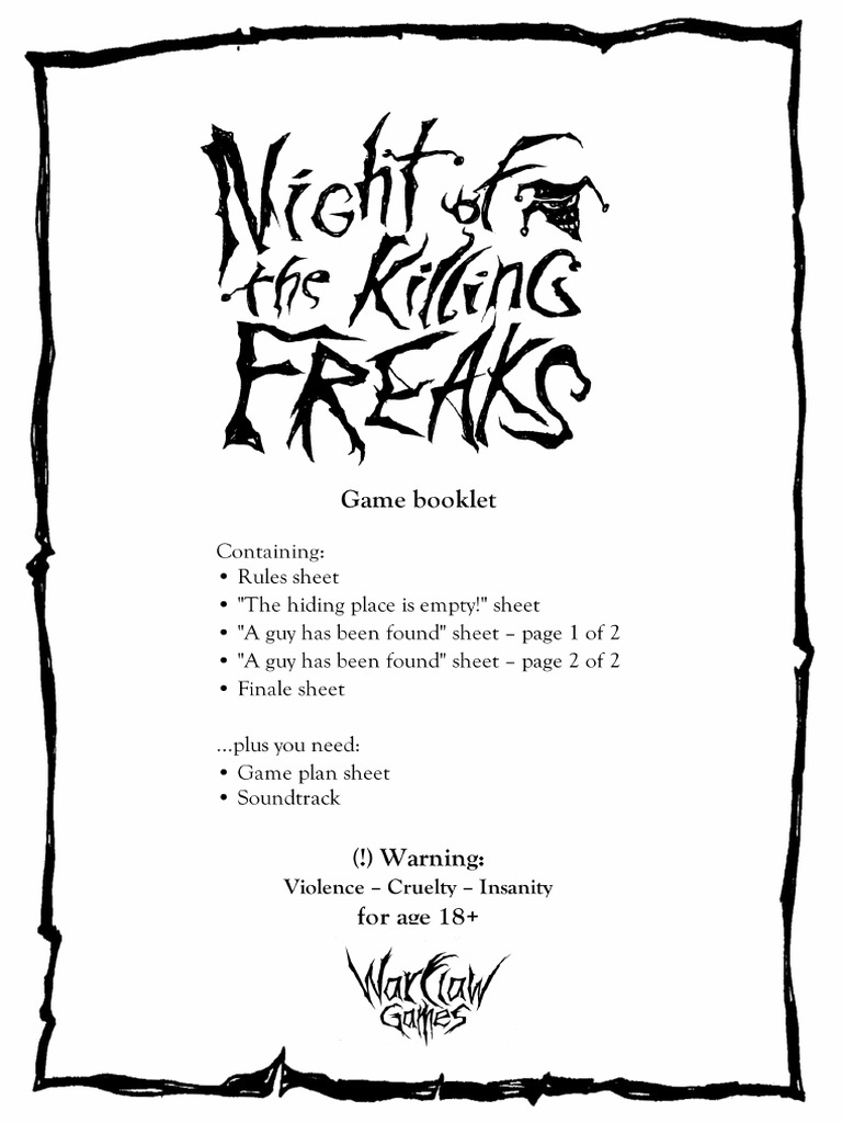 Game Booklet A4 | PDF