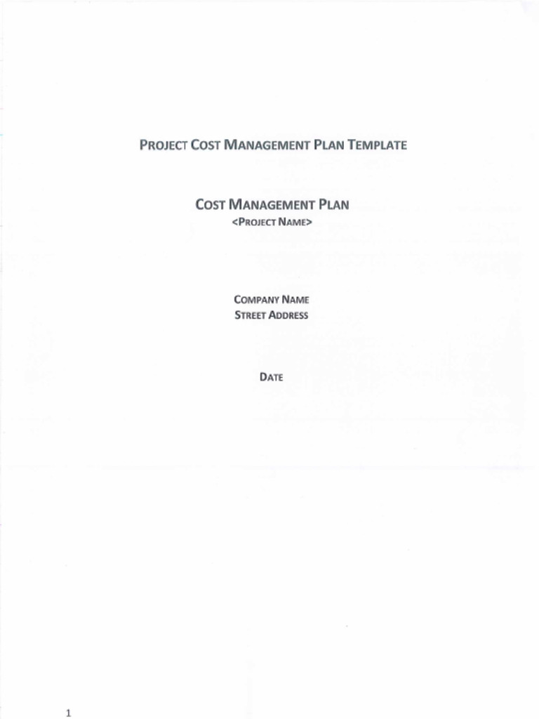 Cost Management | PDF