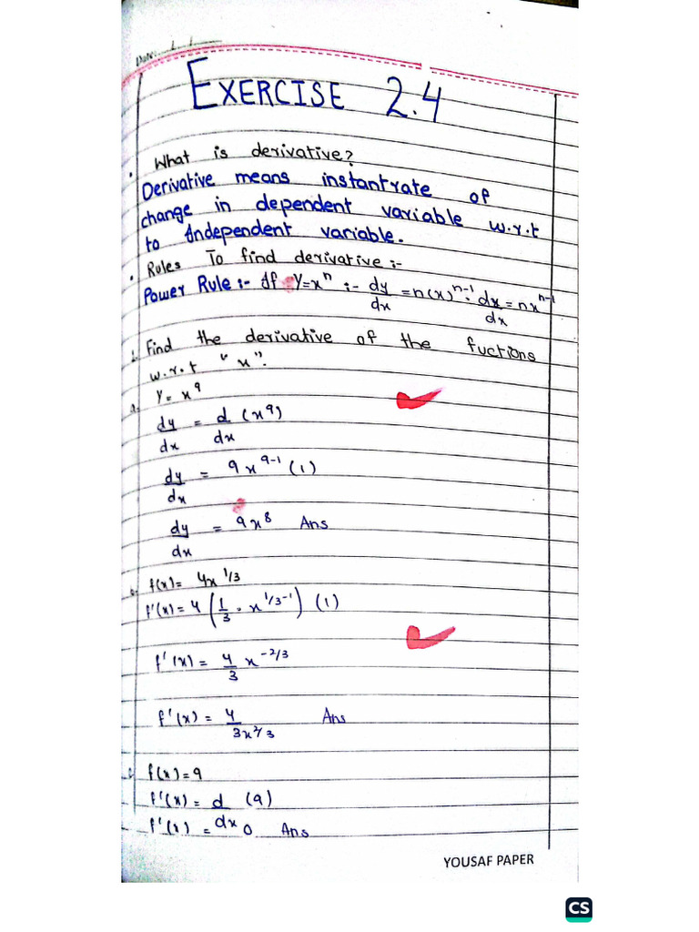 Exercise 2.4 | PDF