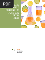 DCPIP Vitamin C Testing Method | PDF
