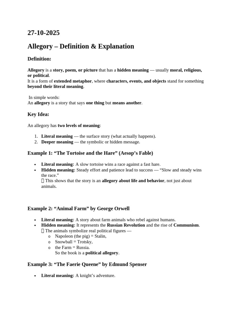 Allegory | PDF | Divine Comedy | Beowulf