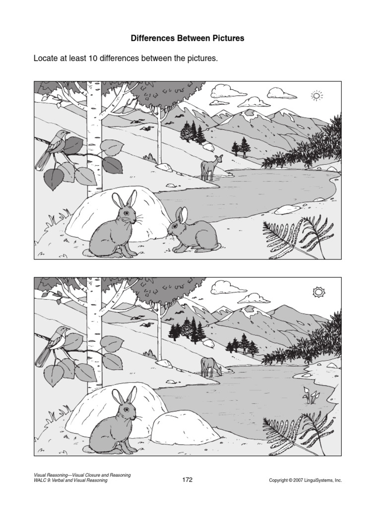 Visual Closure and Reasoning Activities | PDF