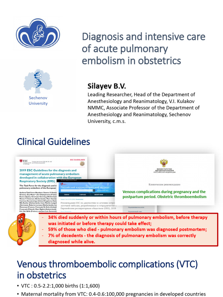 Anesthesiologists - Silayev - Diagnosis and Intensive Care of Acute ...