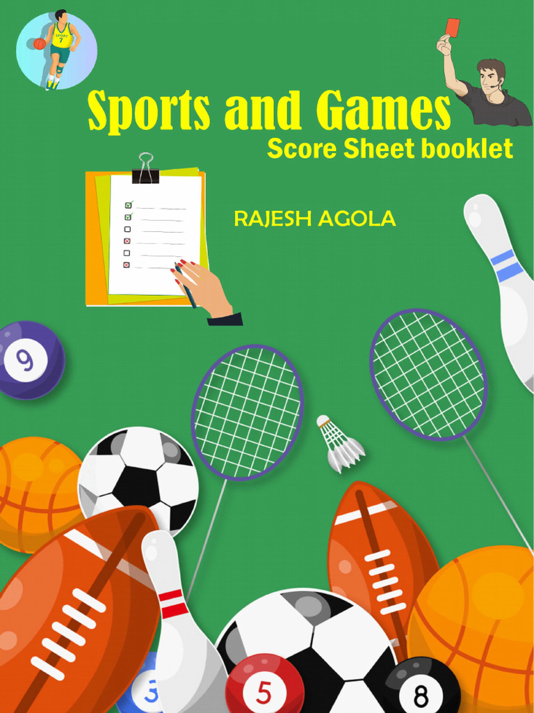 Sports Score Sheet Booklet for PE Teachers | PDF | Track And Field ...
