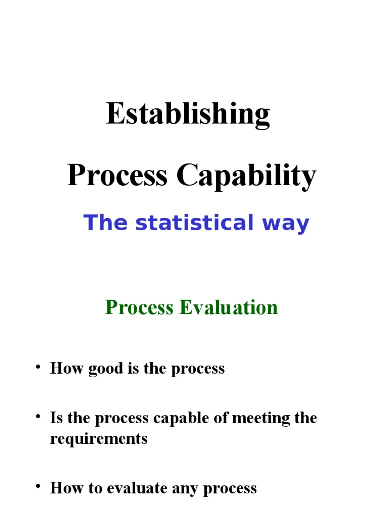 14 Process Capability | PDF | Statistics | Histogram