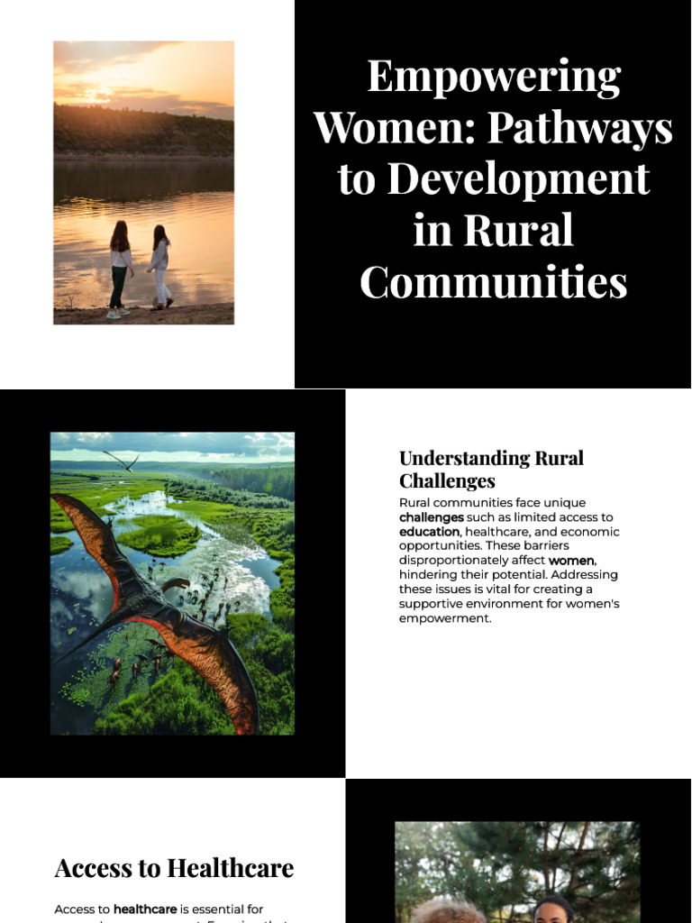 Slidesgo Empowering Women Pathways To Development in Rural Communities ...
