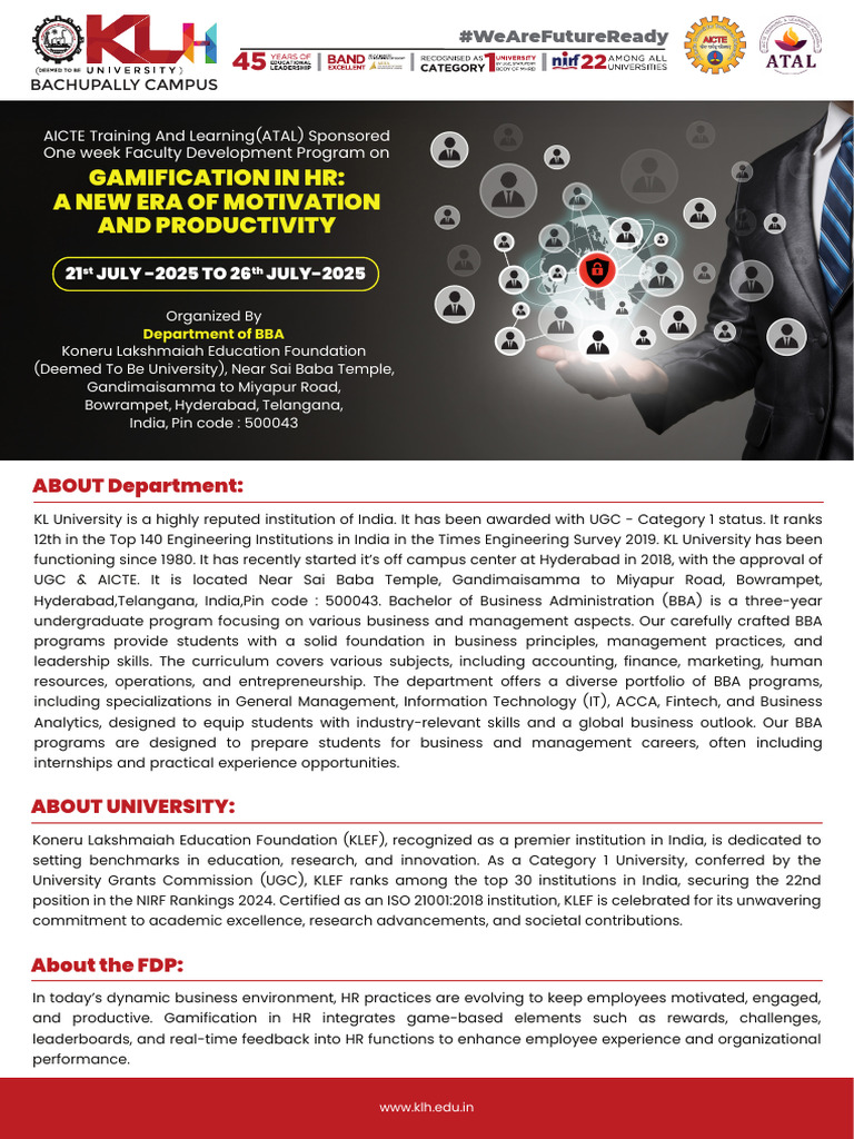 Gamification in HR: Faculty Development Program | PDF | Employee ...