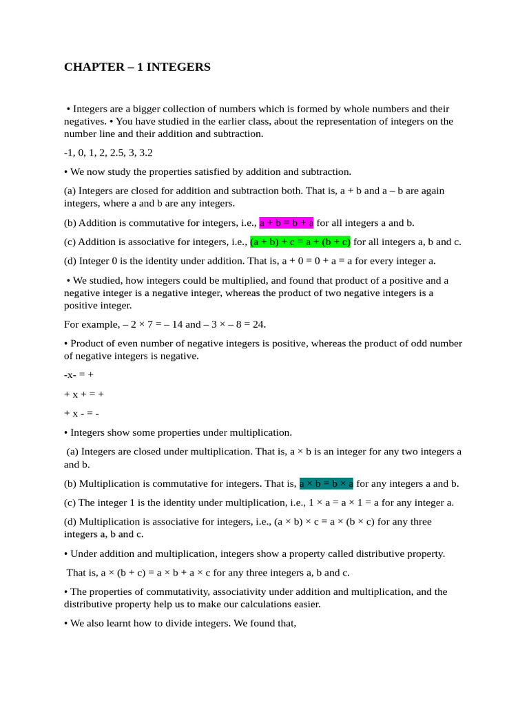 Grade 7 Math Notes Summary Print | PDF | Triangle | Percentage