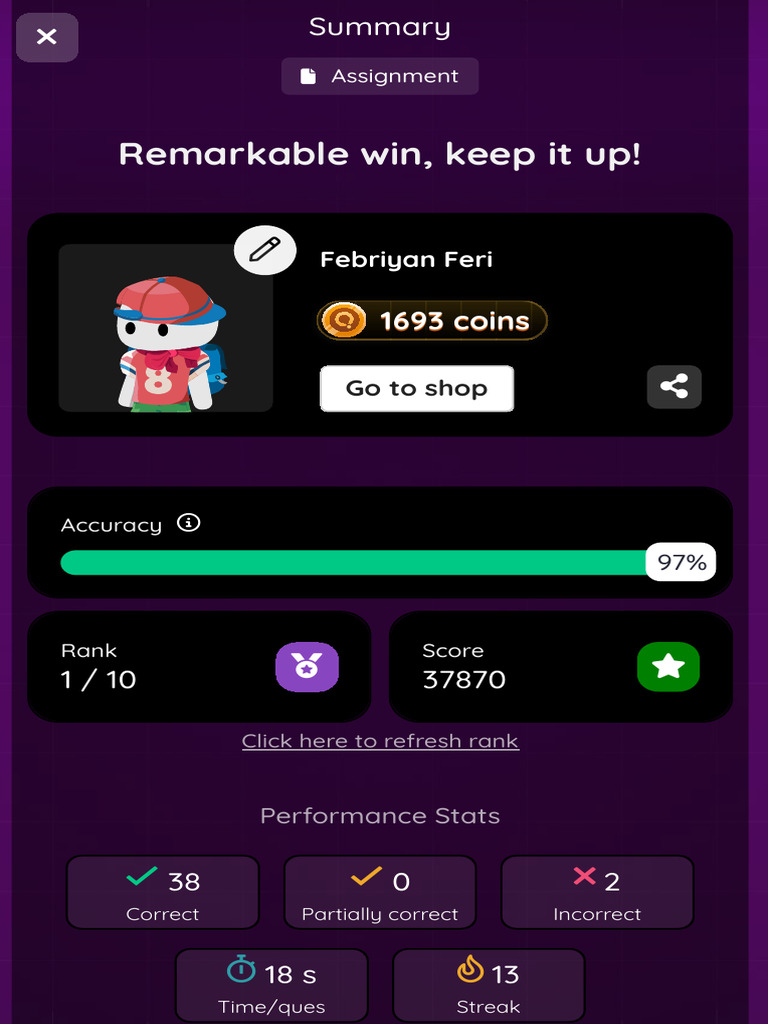 Summary - Quizizz | PDF