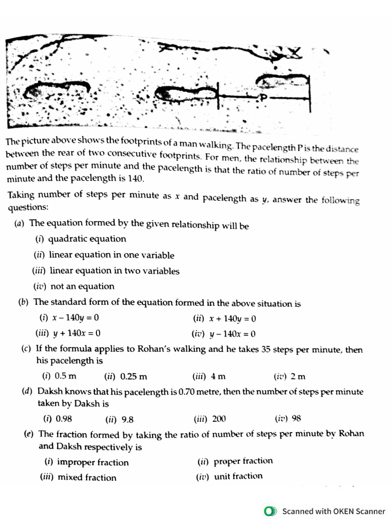 IX Simultaneous Linear Equations | PDF
