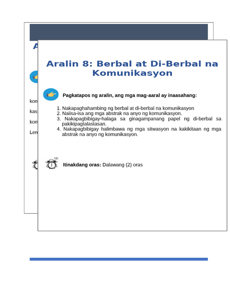 Aralin 8-9 | PDF