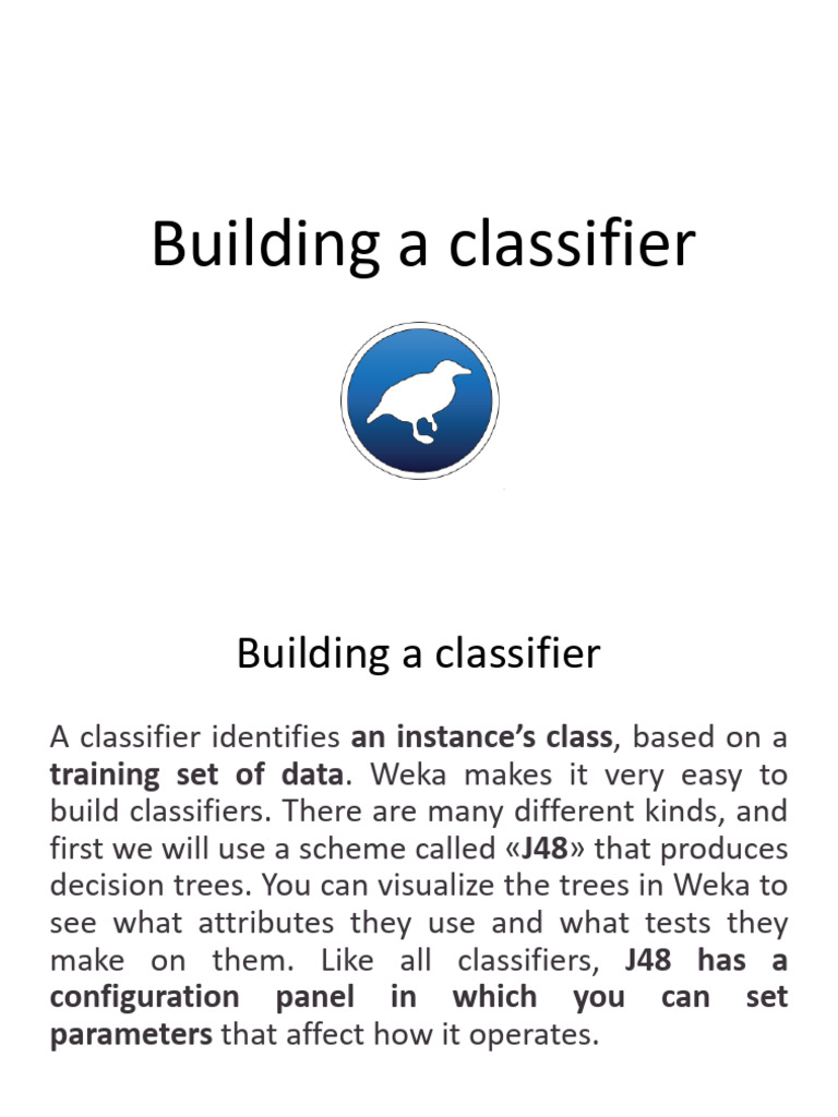 4 Building a classifier | PDF | Statistical Classification | Applied Mathematics