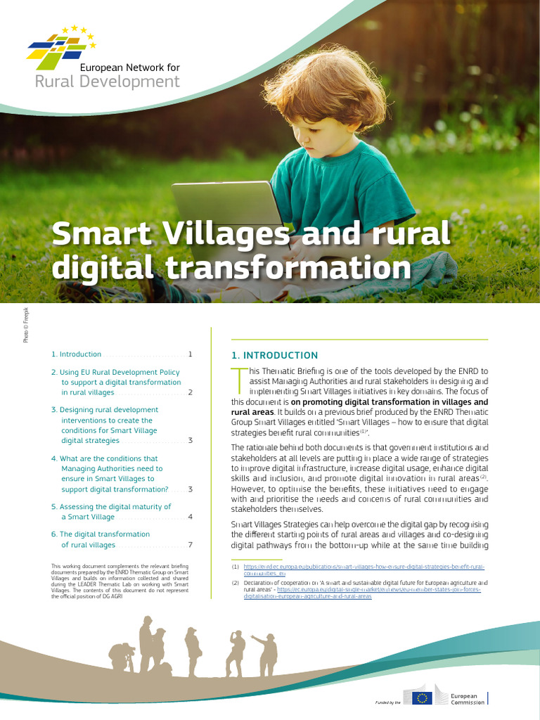 Smart Villages Briefs-Smart Villages and Rural Digital Transformation ...