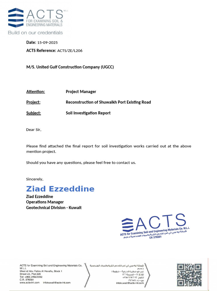 Submission Cover Letter | PDF