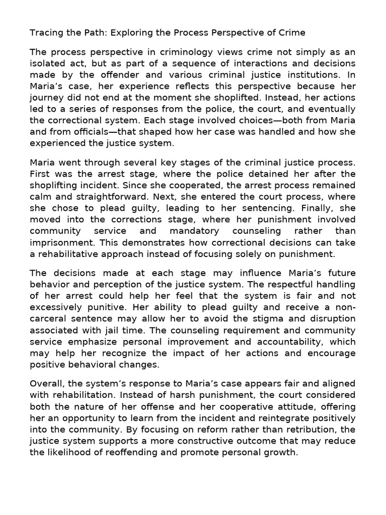 Process Perspective Maria Case | PDF