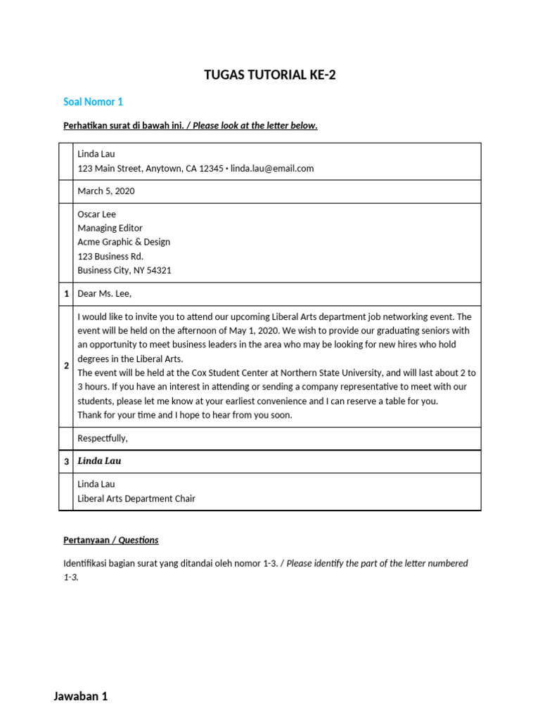 Bahasa Inggris Tugas Ke 2 | PDF | Seni & Disiplin Bahasa | Pengembangan Diri