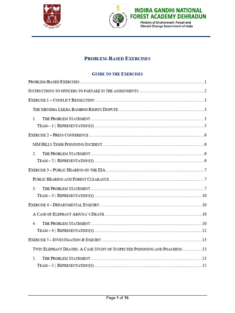 Assignment - II Exercise 2025 | PDF | Deforestation | Environmental ...
