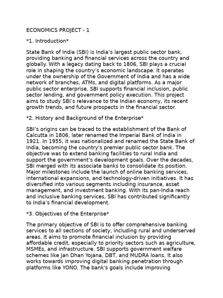 Economics Project - 1 | PDF | Banks | Foreign Exchange Market