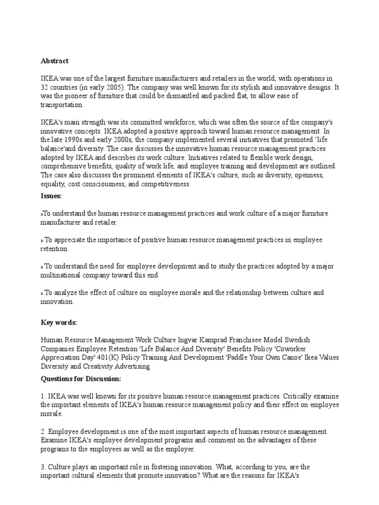 Case Study On HRD | PDF | Diversity (Business) | Employment