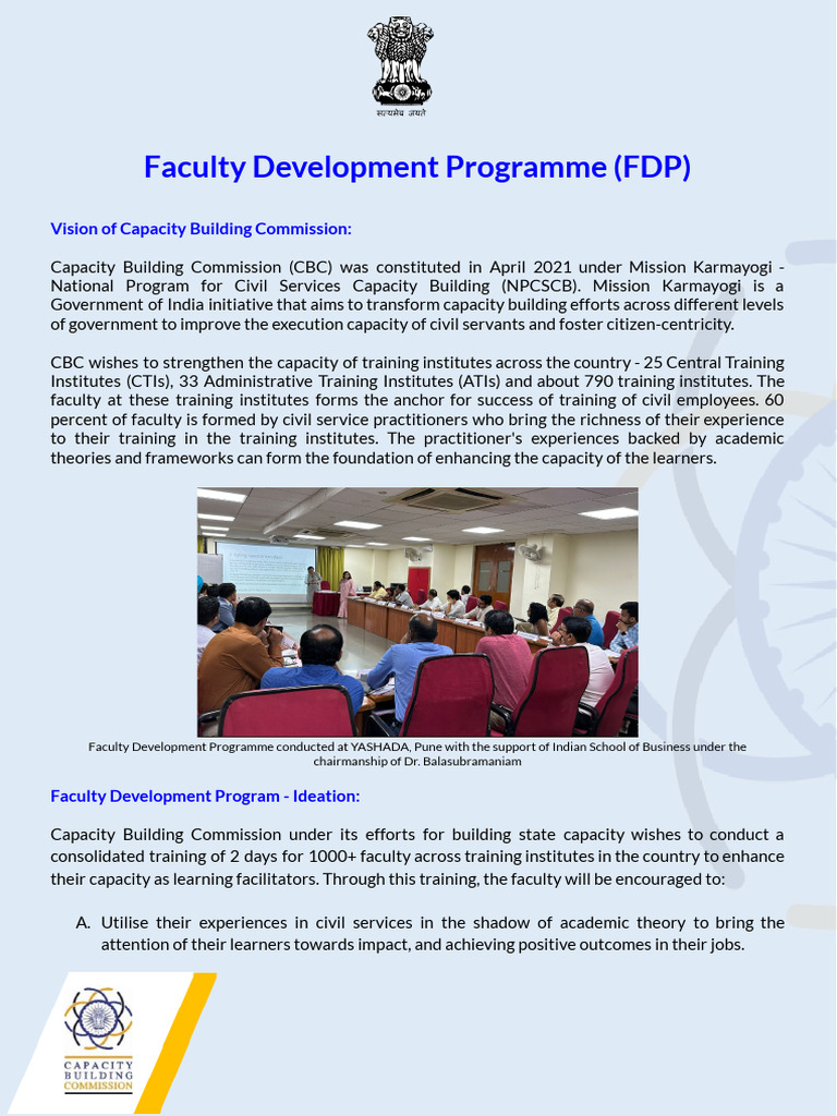 Faculty Development for Civil Servants | PDF | Learning | Adult Education