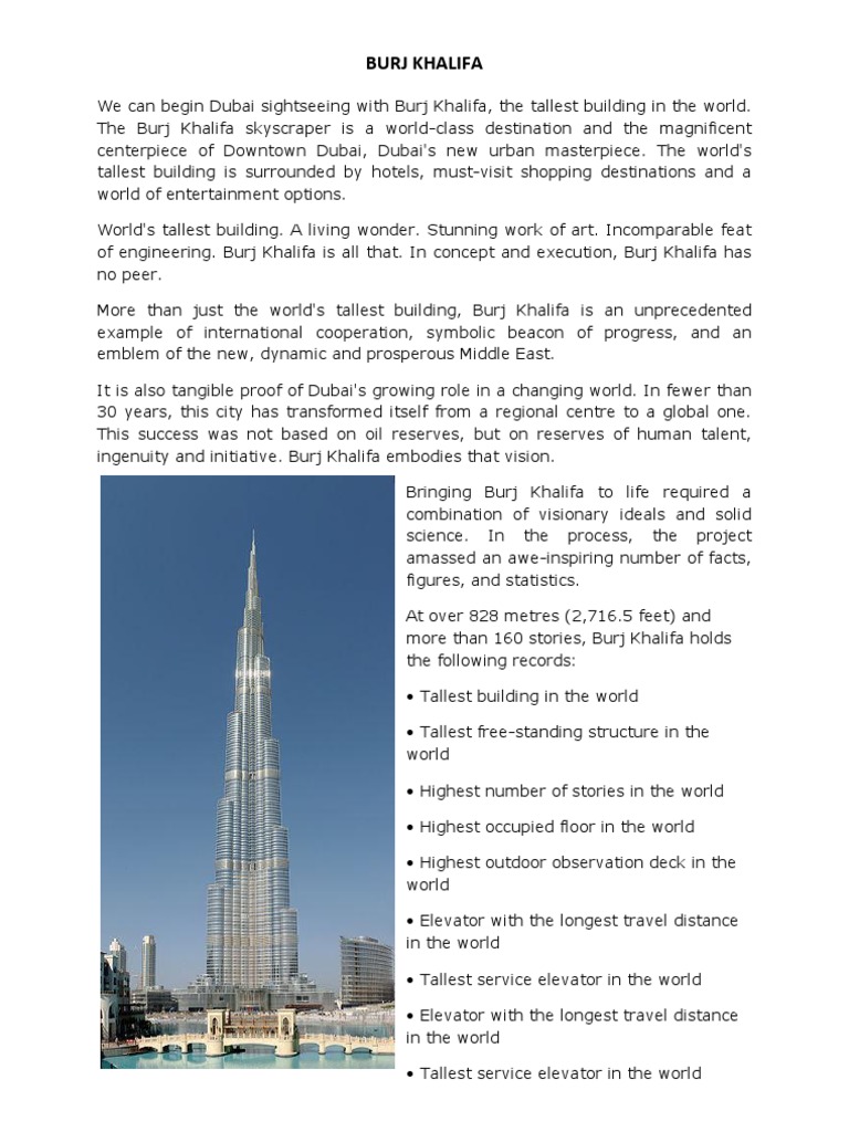 Burj Khalifa | PDF
