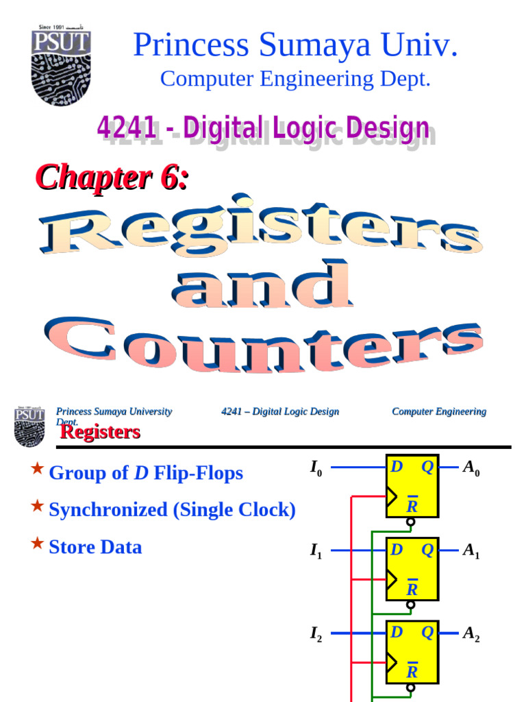Chapter 6 Registers Counters | PDF | Digital Technology | Computing