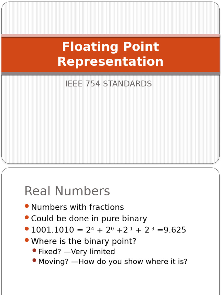 Unit 1 - Floating Point Representation | PDF | Elementary Mathematics | Mathematical Notation